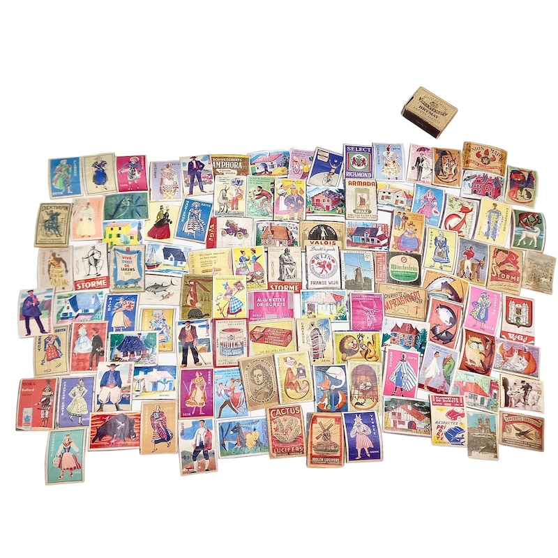 Book Cover Matchbox - Etsy