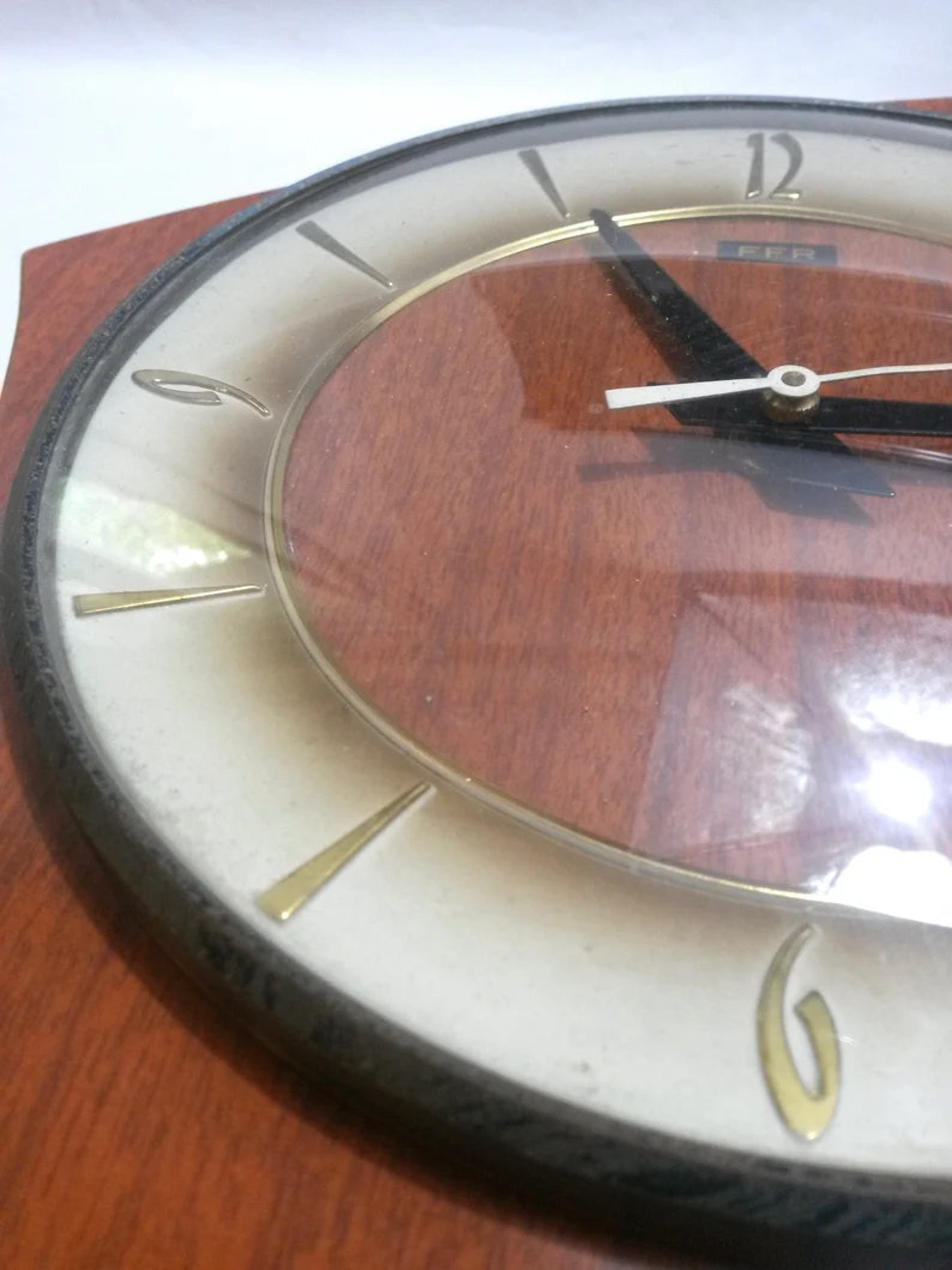 Freeform Formica Clock Imperfect Mid Century Retro Wall - Etsy