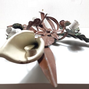 Brown Ceiling Tole Light Tole Wall Lighting Tole Leaf Wall - Etsy