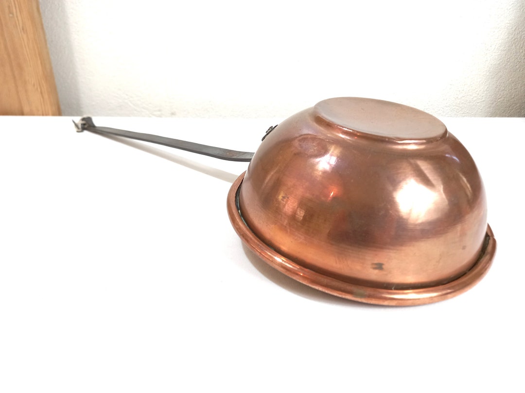 Large SABRINA Antique Copper Water Ladle - French Iron Handle, 1920s - Etsy