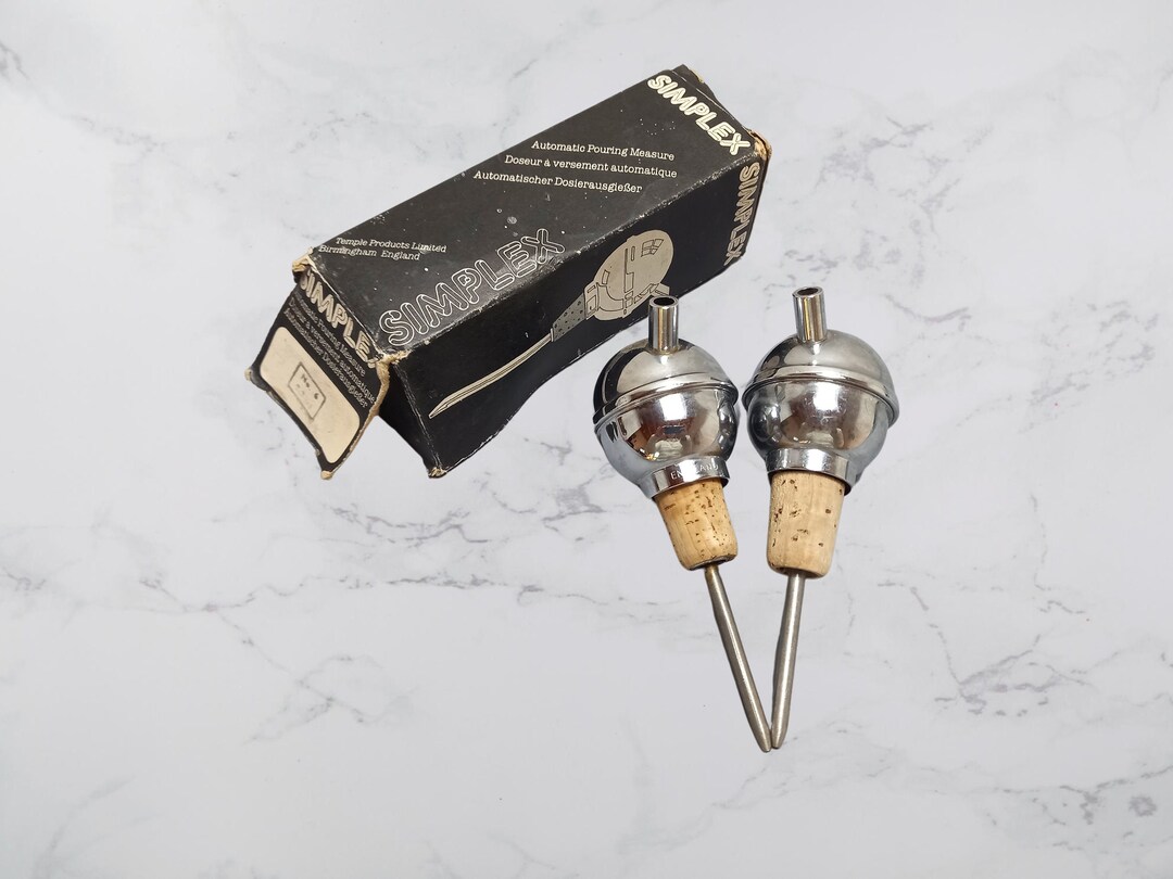 Vintage Pouring Measure - Alcohol Dosers - Bottle Dosing Stopper - No.8 ...