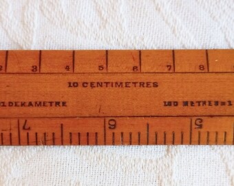 Wooden Ruler | Etsy