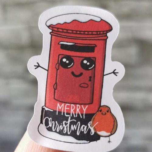 Cute Happy Post Stickers Postbox Post Sticker - Etsy UK