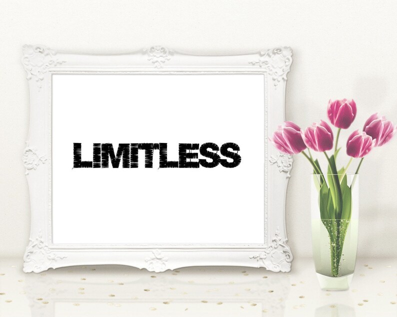Limitless Instant Download Printable Inspirational Word - Etsy