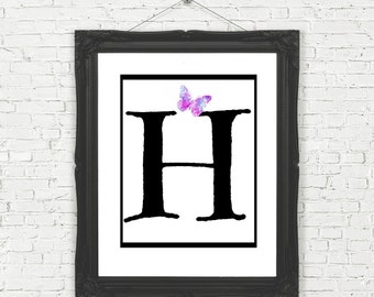 Letter H Word Art - Etsy