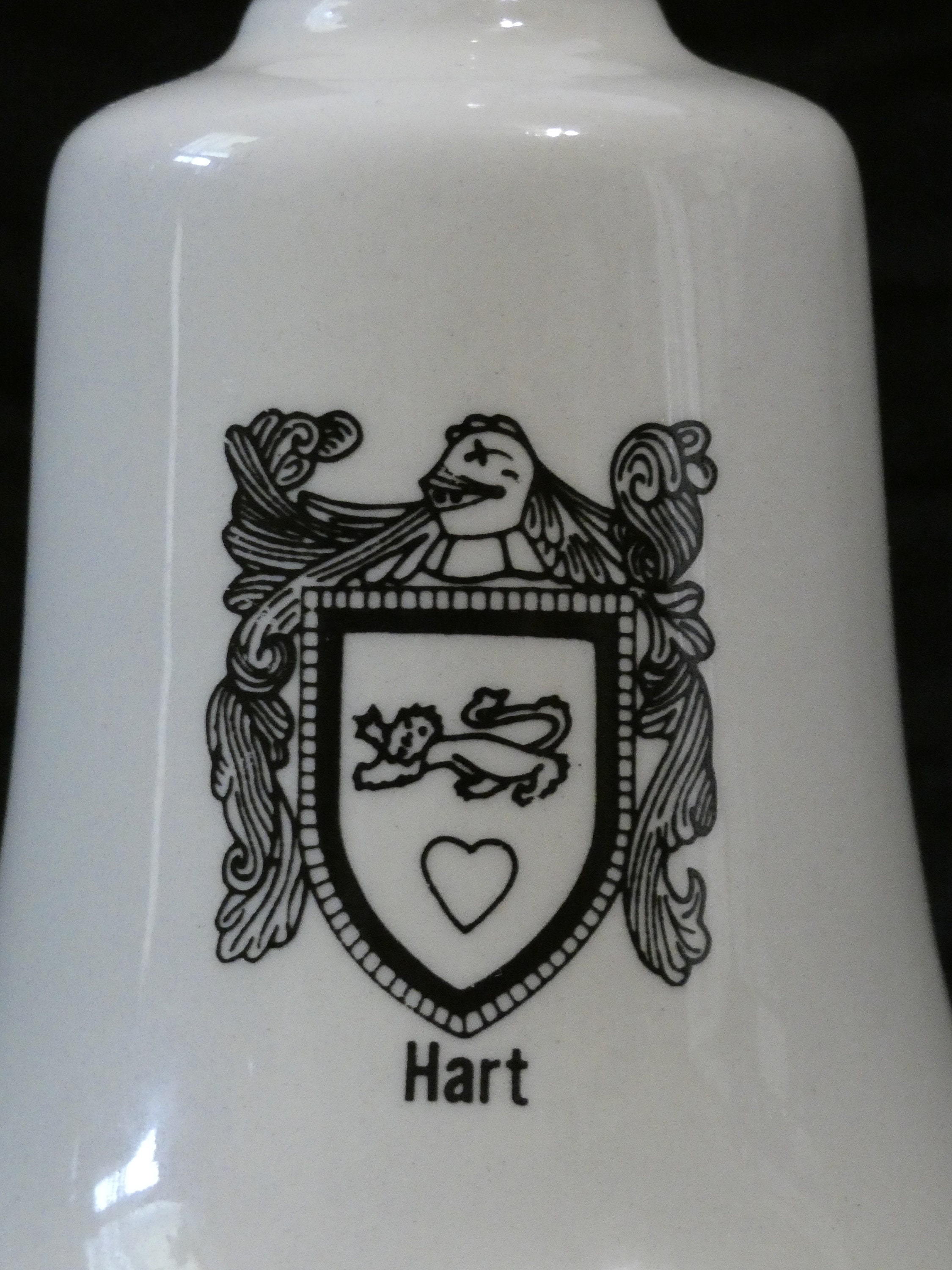 Hart Crest Coat of Arms Ceramic Bell Vintage - Etsy