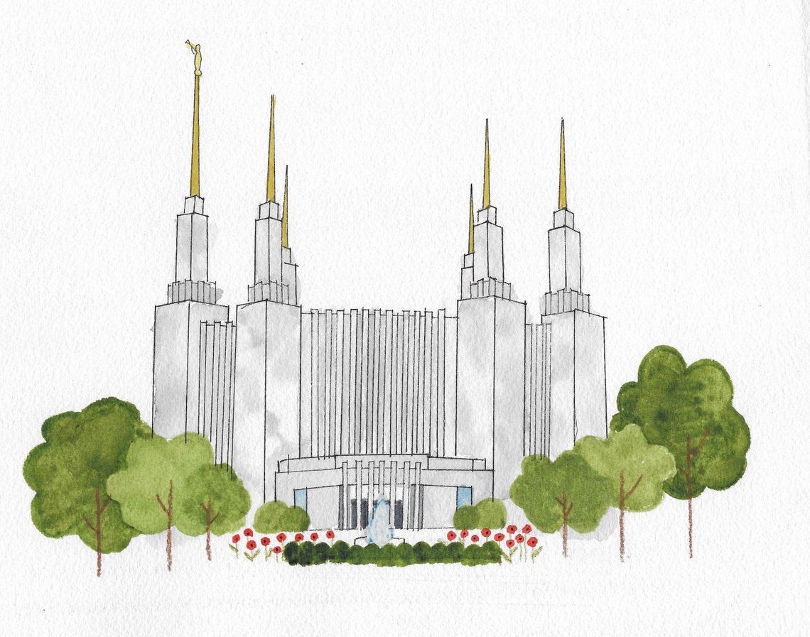 Custom LDS Temple Recommend Holder | Etsy