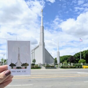 Custom LDS Temple Recommend Holder - Etsy