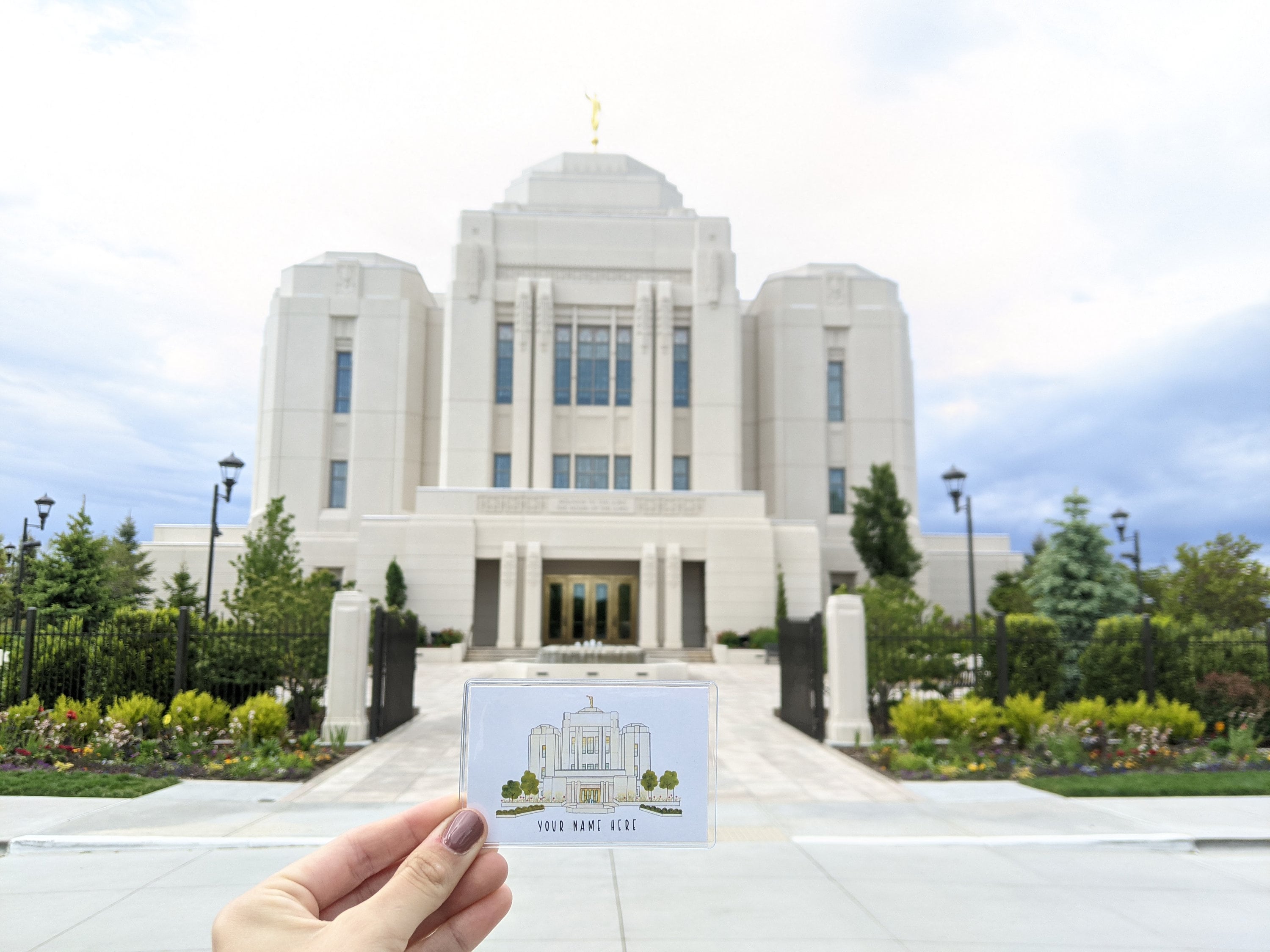 Custom LDS Temple Recommend Holder - Etsy