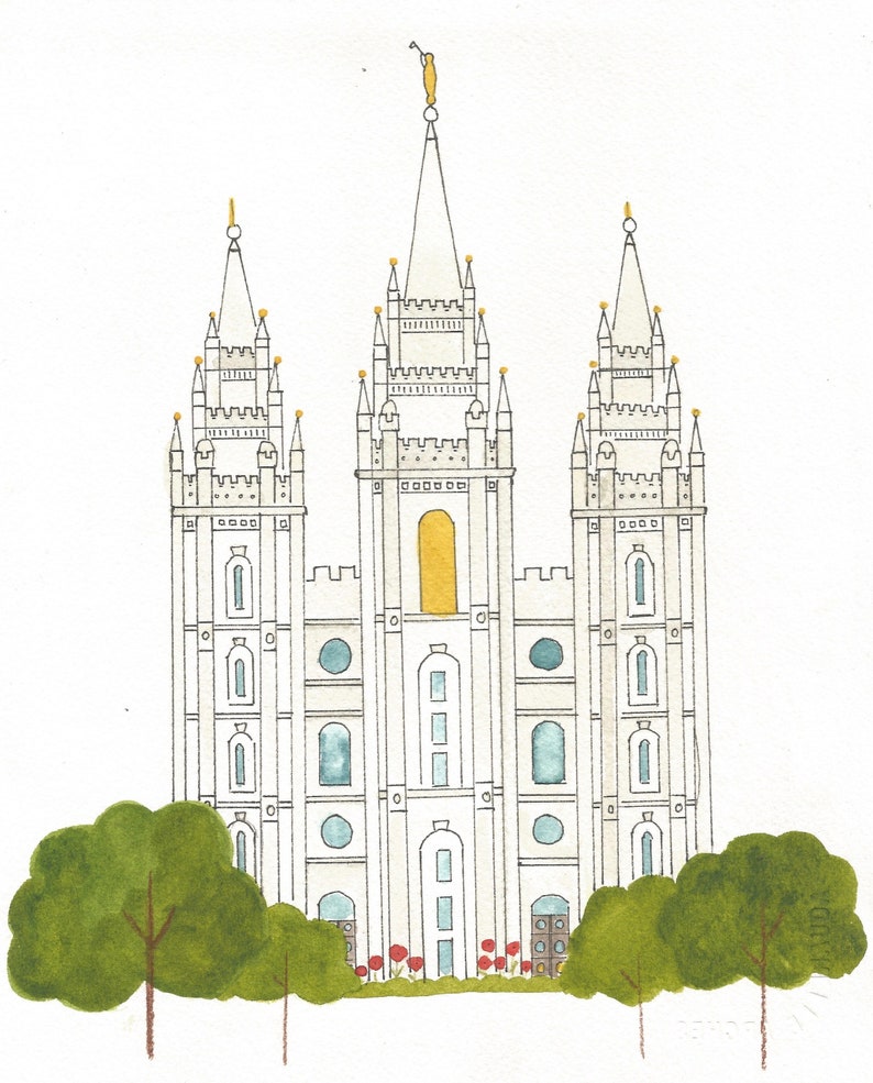 Custom LDS Temple Recommend Holder | Etsy