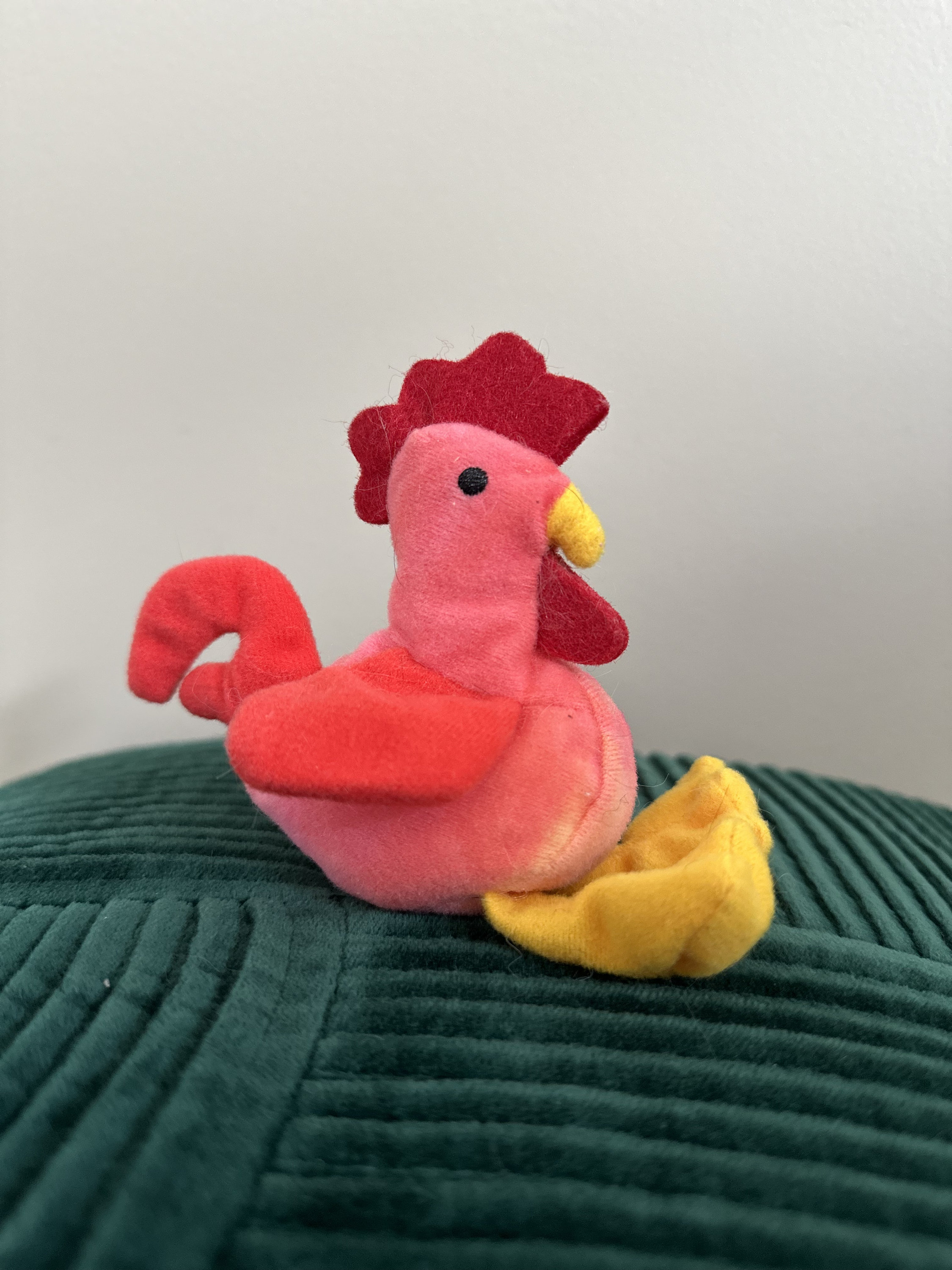 TY Teenie Beanie strut the Rooster, 1993 - Etsy