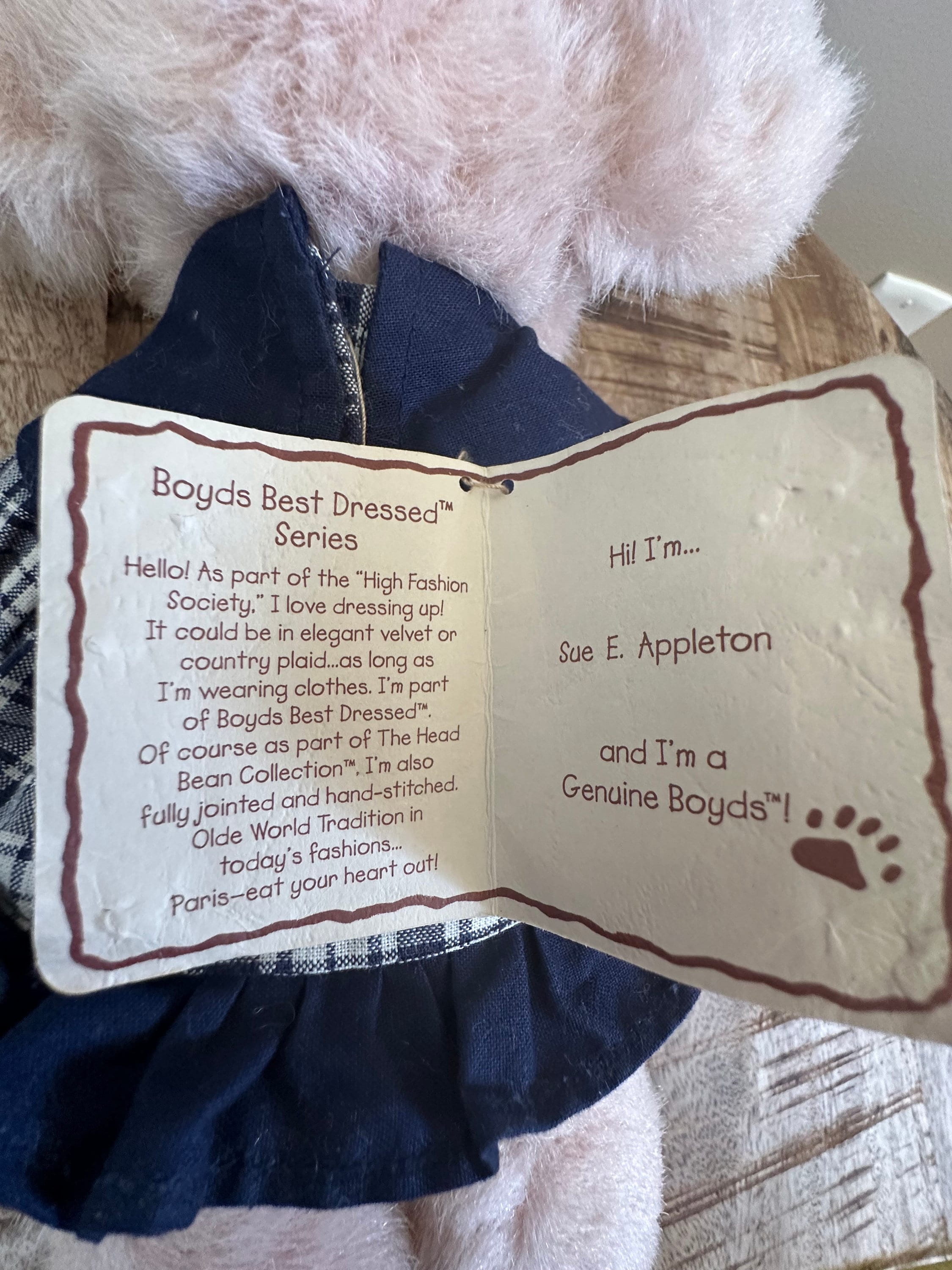 Boyds Best Dressed Series Sue E. Appleton Pig, Cute Pig, - Etsy