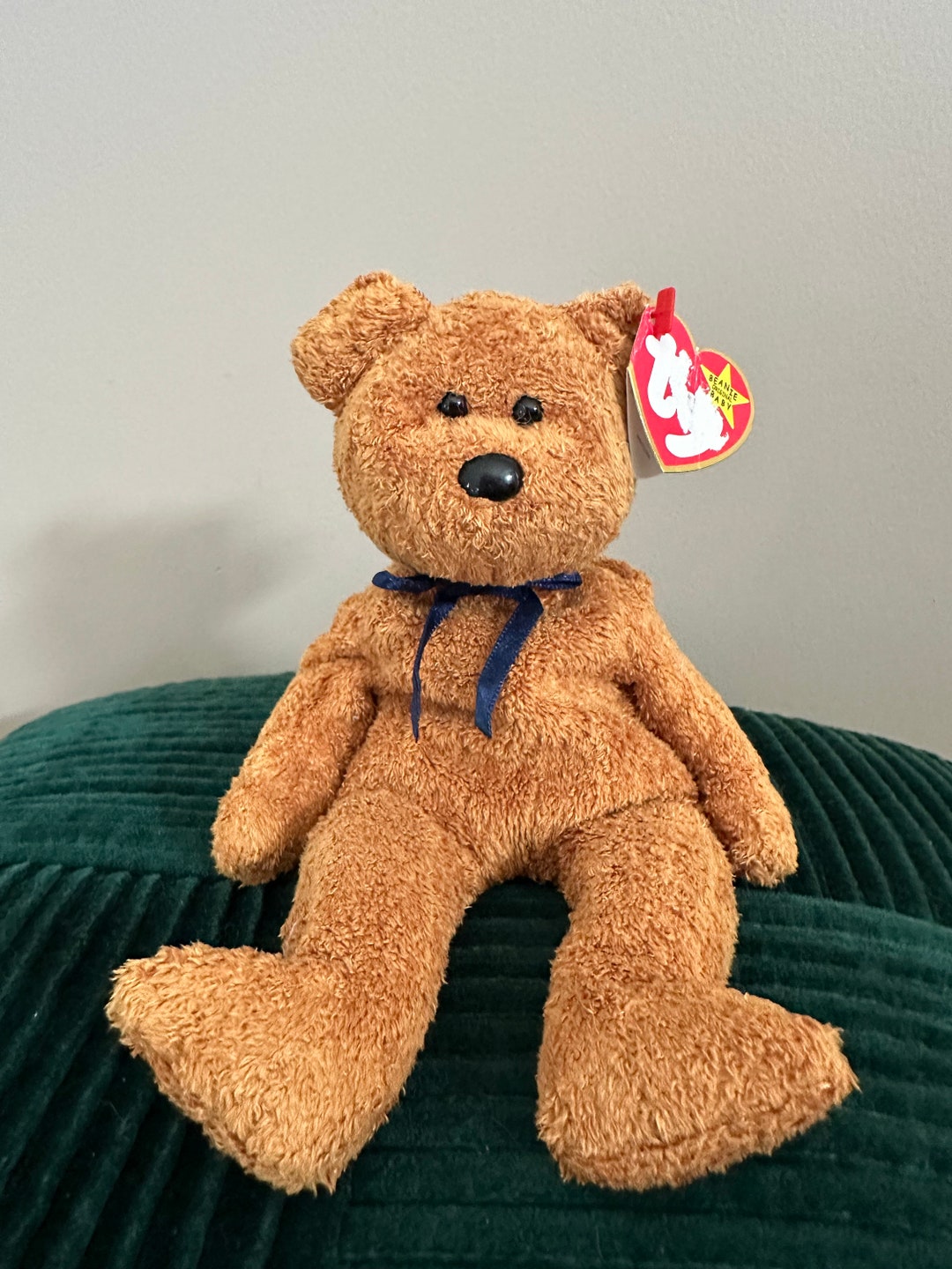 TY Beanie "fuzz" Bear, 1998/99 - Etsy