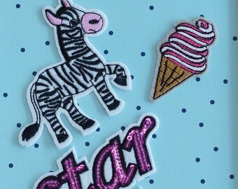 Zebra Ice Cream - Etsy