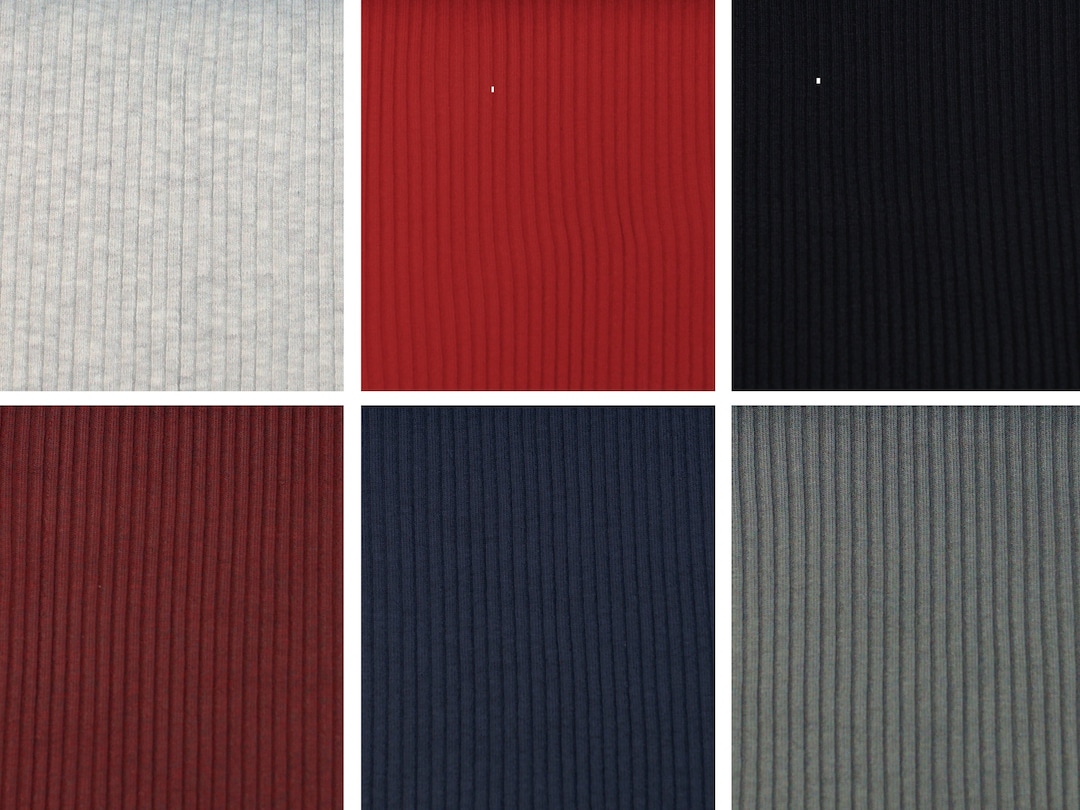 Chunky Knit Cuffs heavy Rib Heavy Cuffs 6 Colours Cuff for Sewing ...