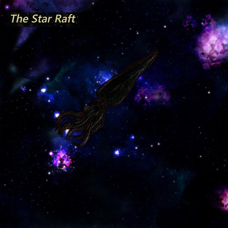 The Star Squid. Battlemap for Space Encounter. Fantasy, Science Fiction, Cthulhu, Background. - Etsy