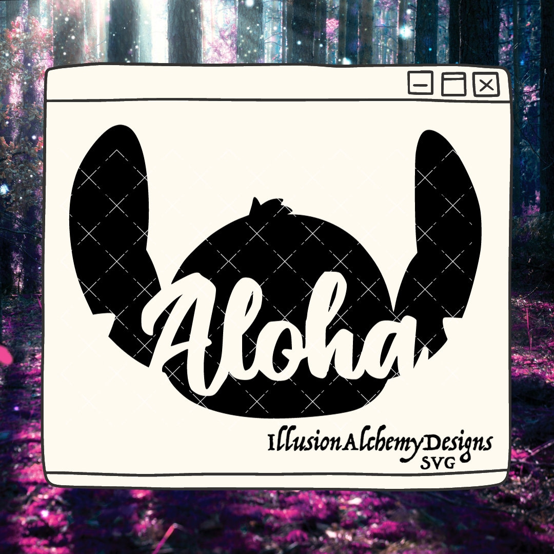 Stitch Aloha (SVG and PNG) Digital Files - Etsy