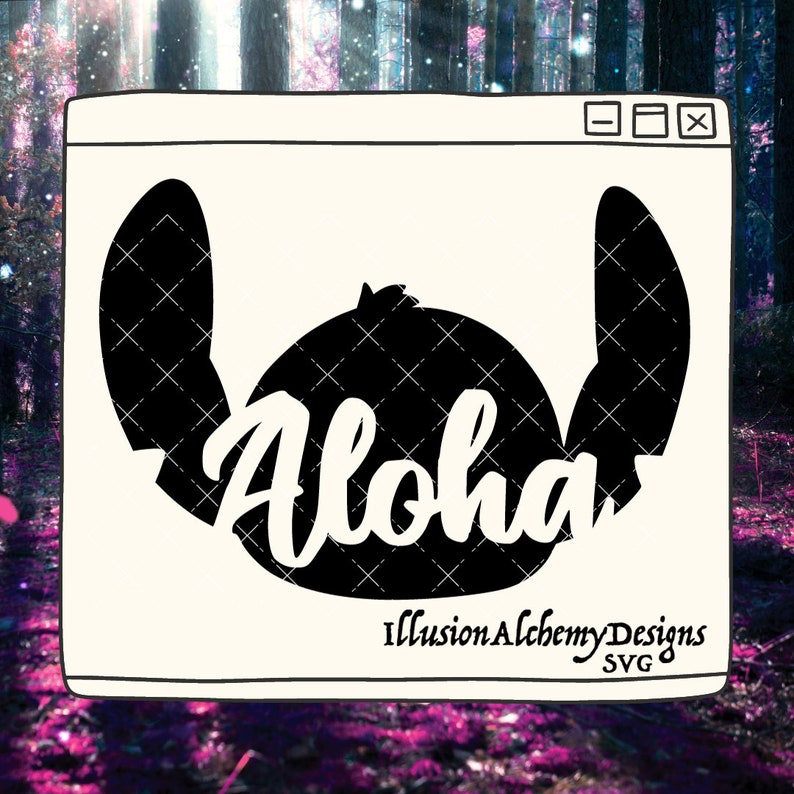 Stitch Aloha (SVG and PNG) Digital Files - Etsy