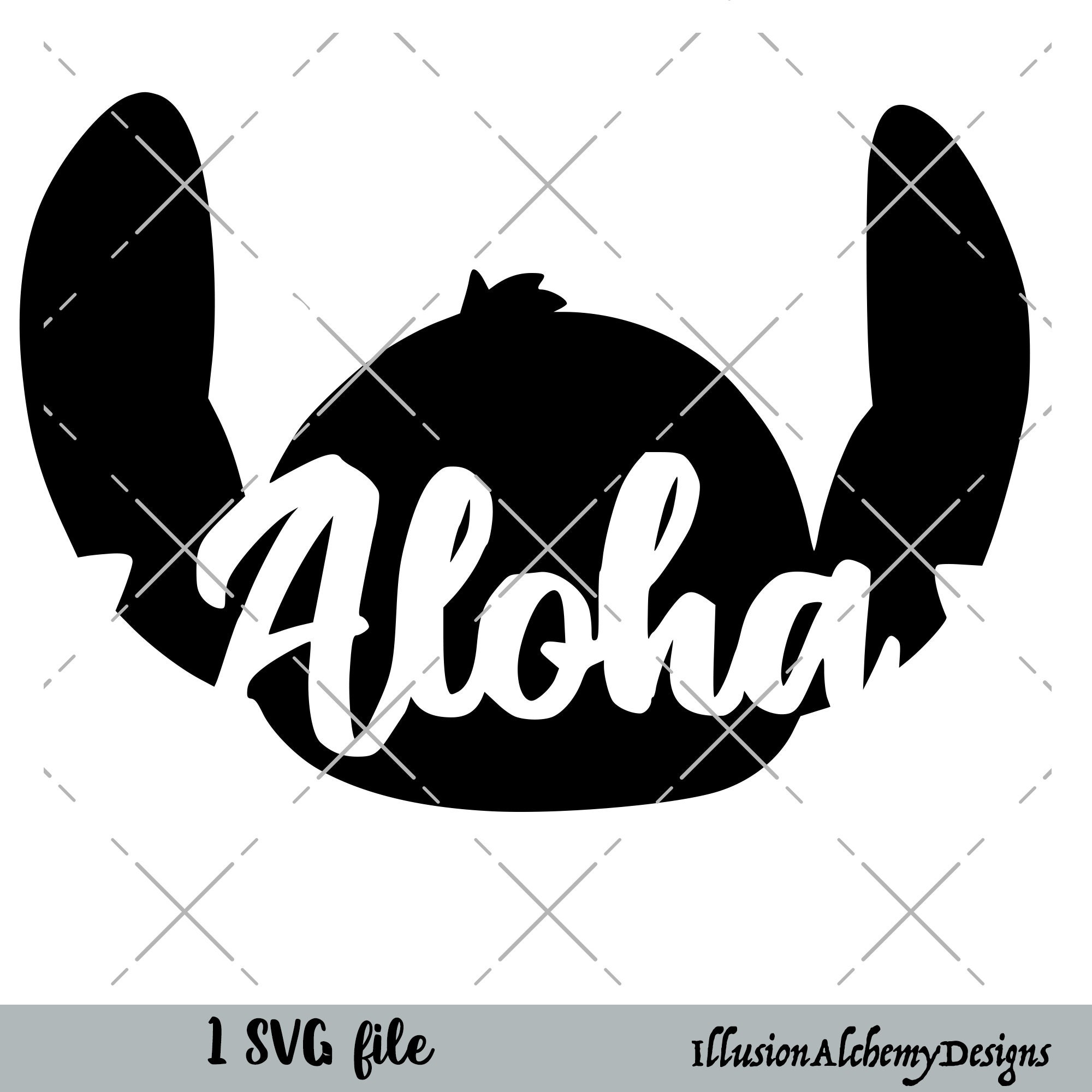 Stitch Aloha (SVG and PNG) Digital Files - Etsy