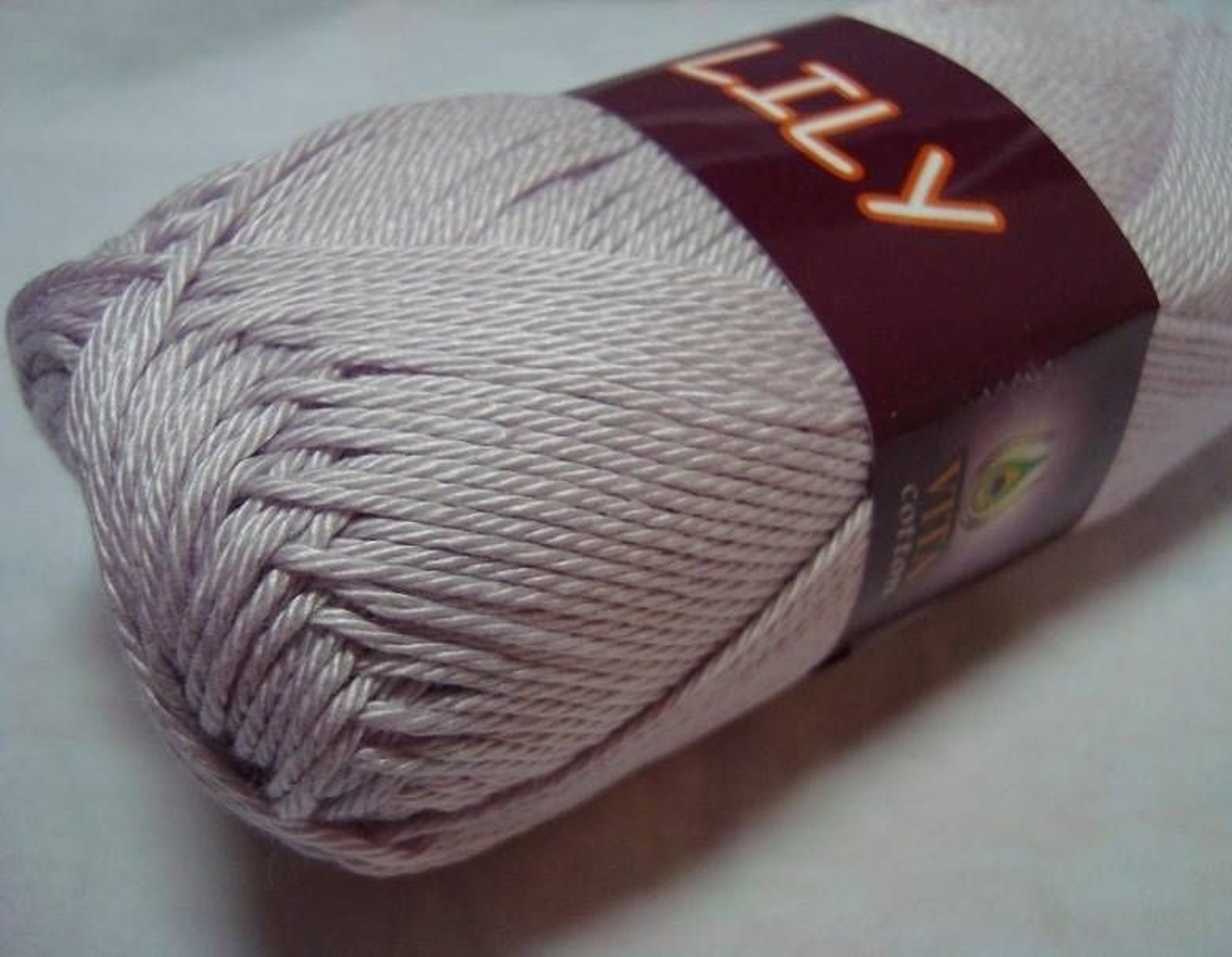 Mercerized cotton yarn LILY Vita Cotton Yarn knit crochet | Etsy