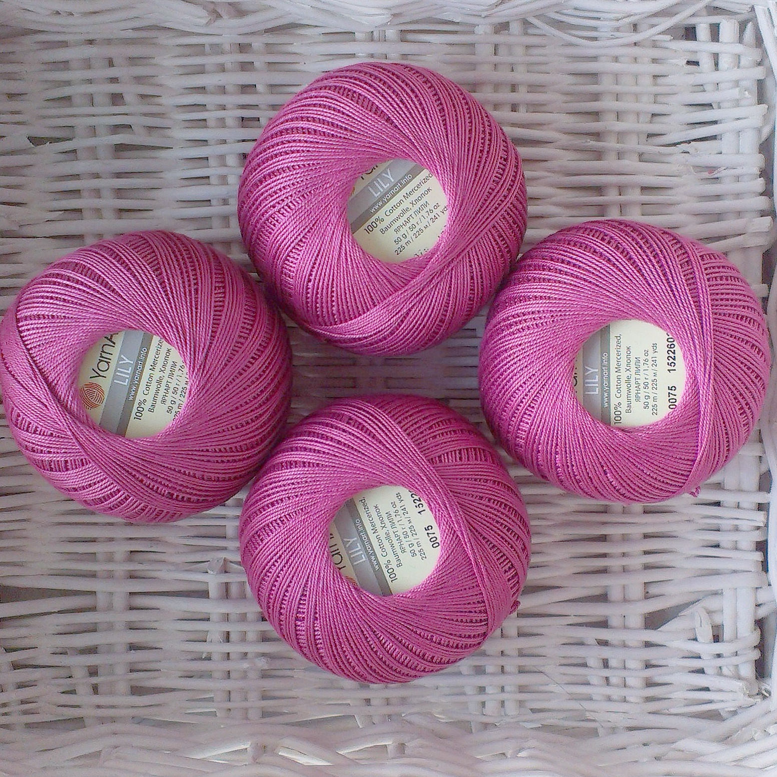 Crochet cotton yarn LILY YarnArt 100 percent Cotton knitting | Etsy