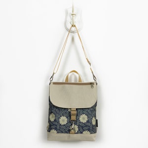 Daisy Floral Backpack, Women Crossbody Bag, Boho Mini Backpack ...