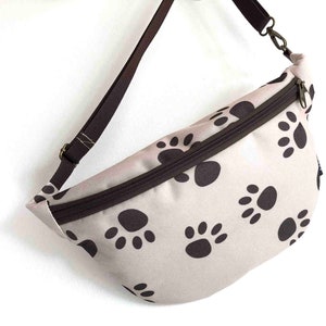 Paw Belt Bag Cat Across Bag Dog Paw Sling Bag Vegan Animal - Etsy