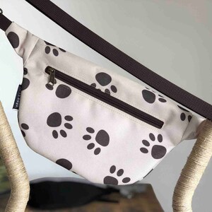 Paw Belt Bag Cat Across Bag Dog Paw Sling Bag Vegan Animal - Etsy