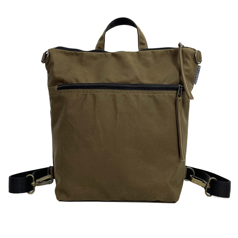 Waxed Canvas Backpack - Etsy