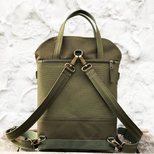 Meadow Floral Backpack for Women, Nature Lover Girl Bag, Green ...