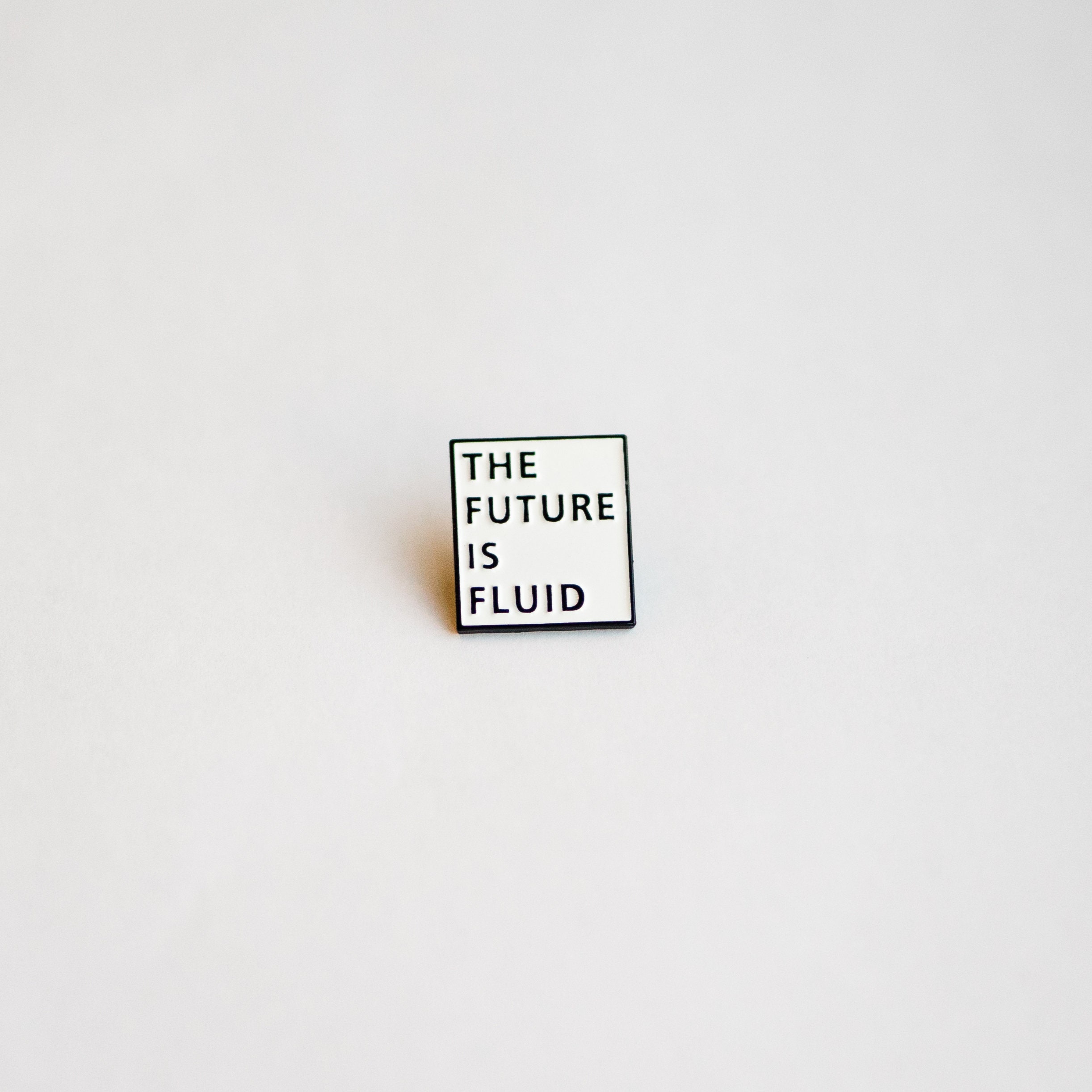 The Future Is Fluid Enamel Pin Gender Fluidity Pin Etsy