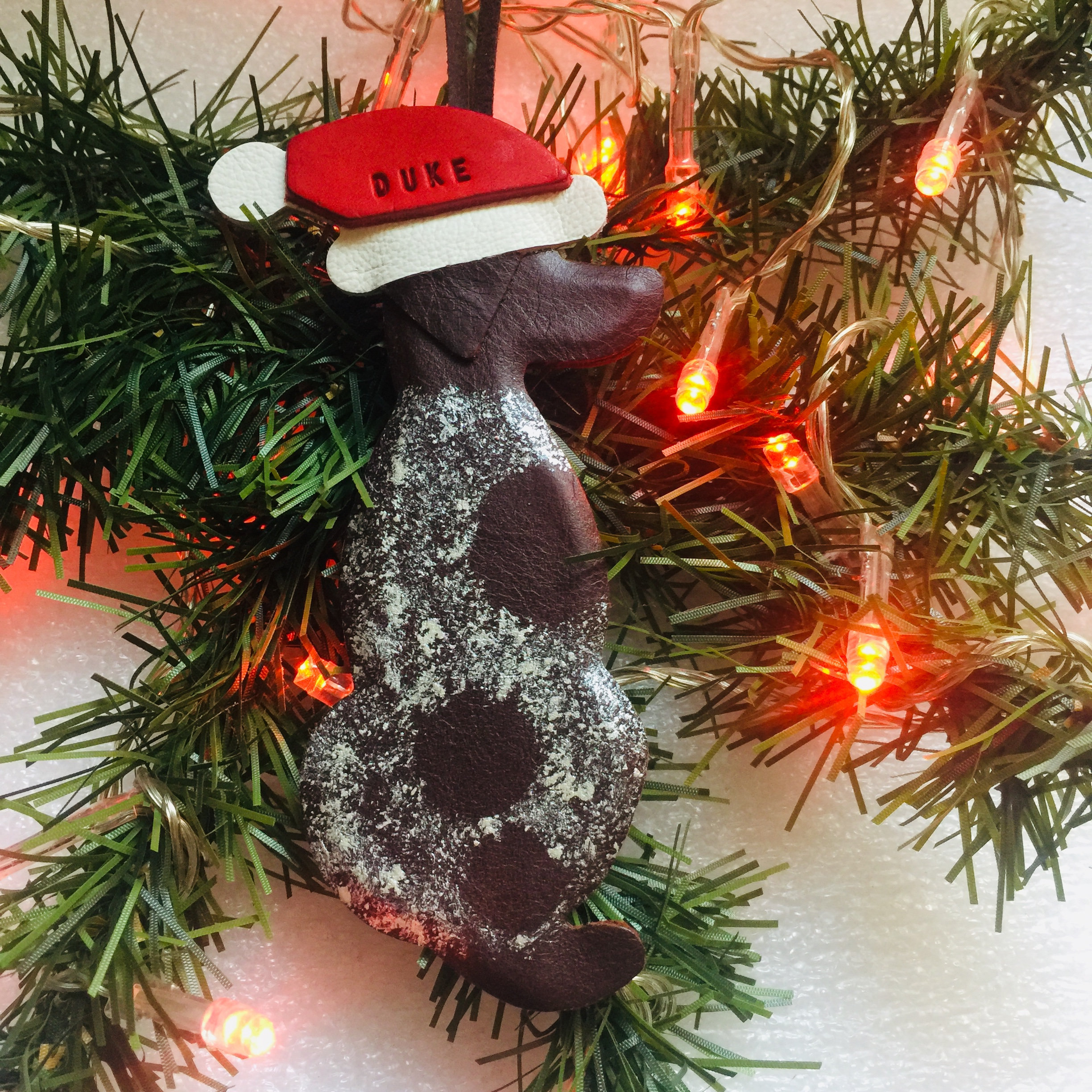 German Short Haired Pointer Christmas Ornament Handmade Personalised ...