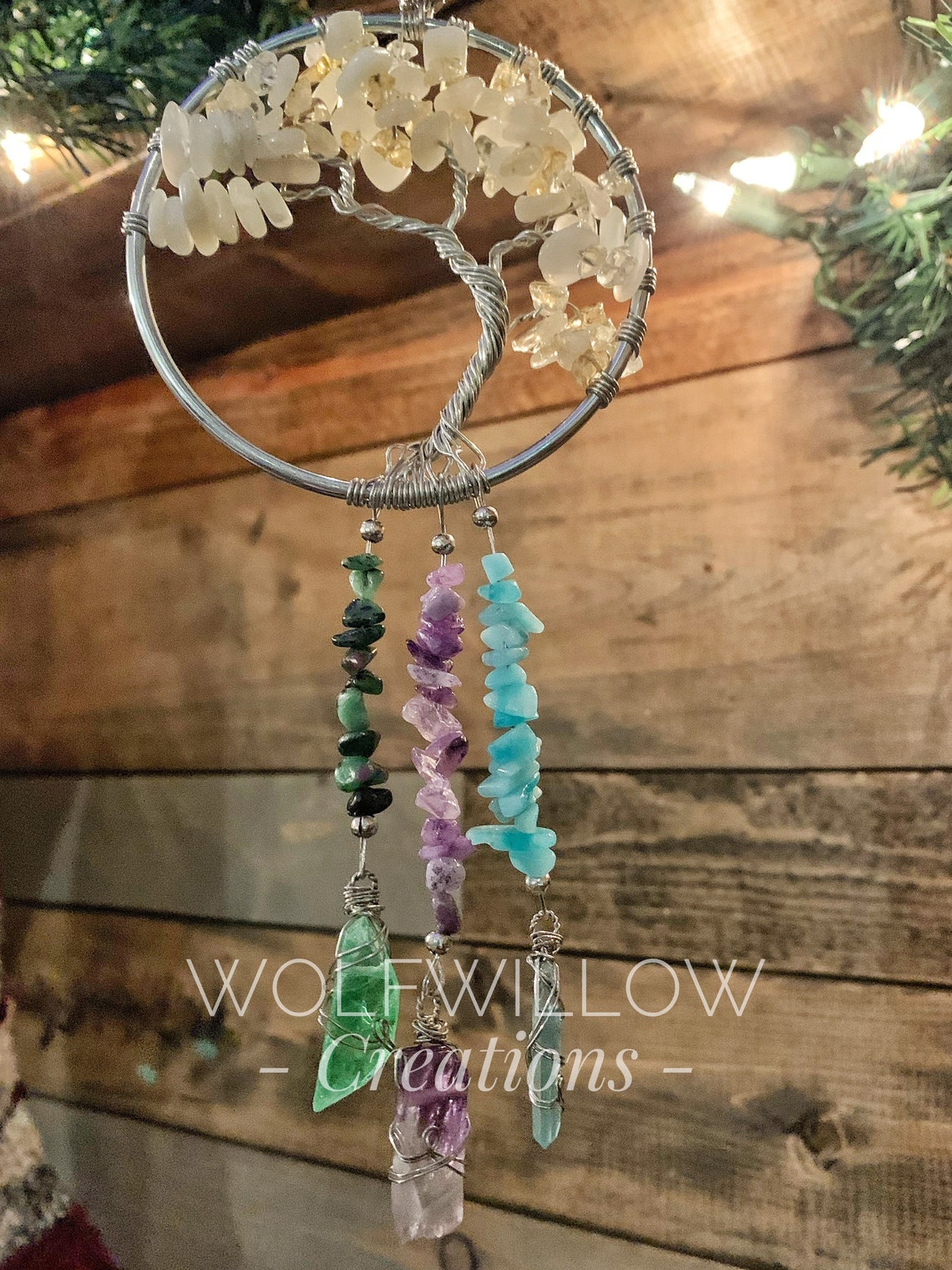 Traditional Whimsical Family Tree of Life Suncatcher Tree of | Etsy