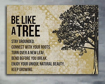 Canvas Art Tree - Etsy