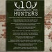 10 Commandments for Deer Hunters Canvas Wall Art Home Decor - Etsy
