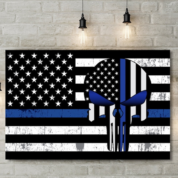 Thin Blue Line Decor - Etsy