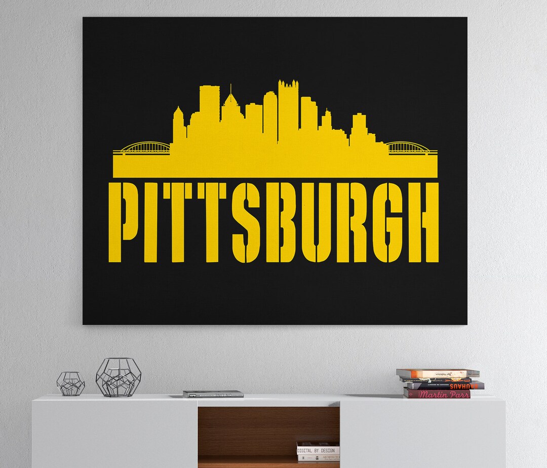 Pittsburgh Canvas Wall Art, Pittsburgh Decor, Pittsburgh Art ...