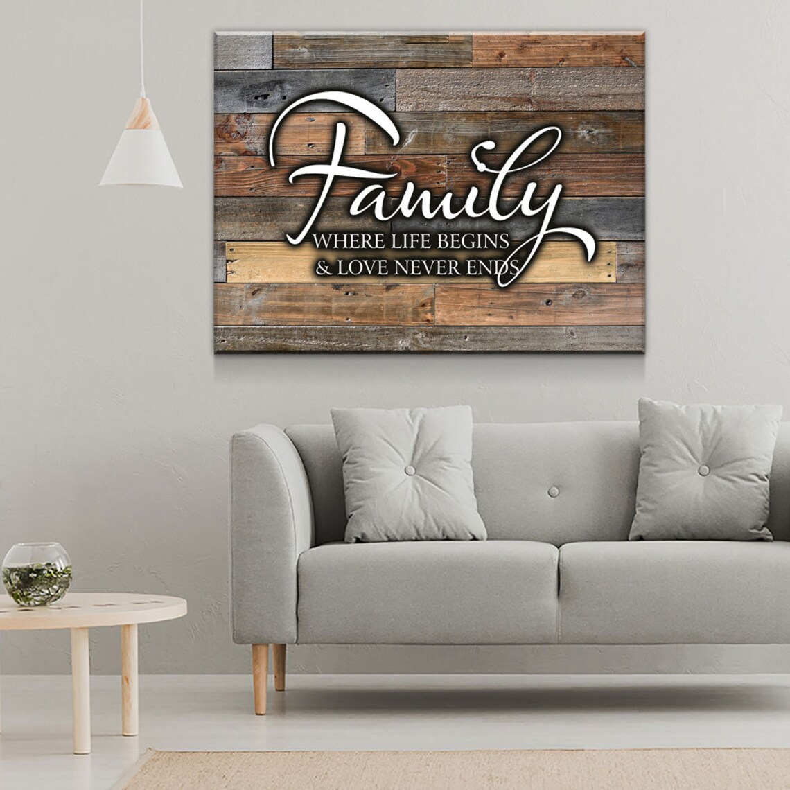 Family Canvas Wall Art Family Sign Family Wall Decor Family | Etsy