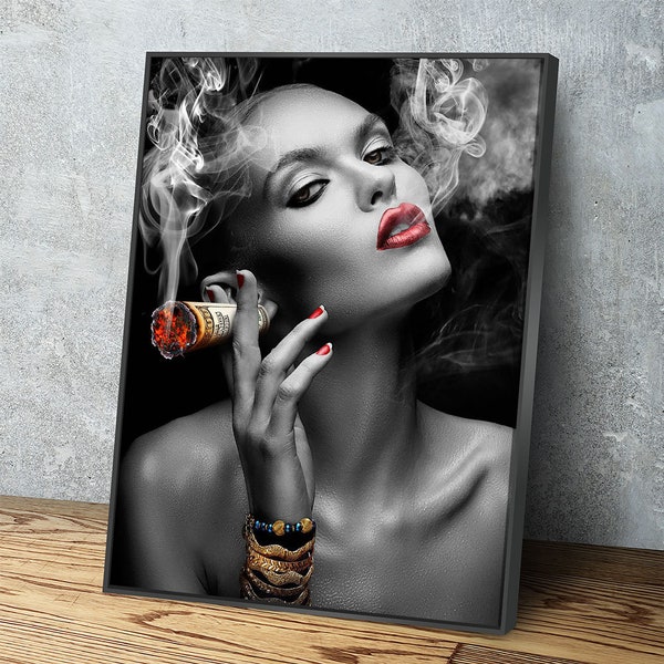 Female Blunt Smoking - Etsy