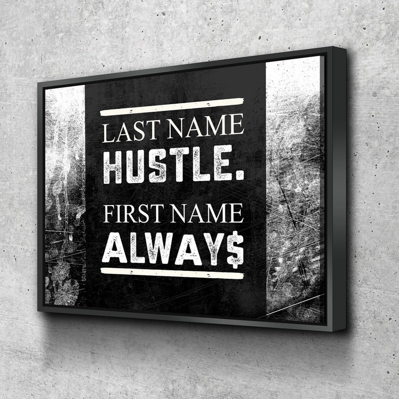 Hustle Poster - Etsy