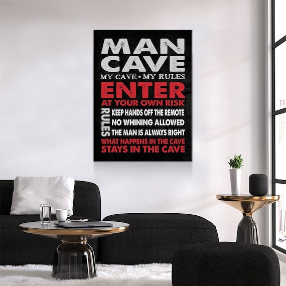 Man Cave Wall Decals