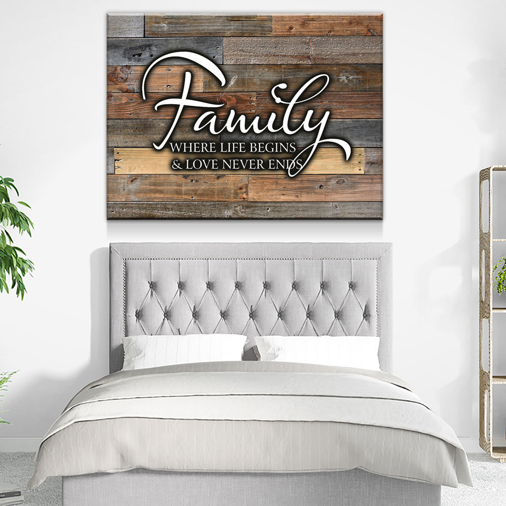 Family Canvas Wall Art Family Sign Family Wall Decor Family | Etsy