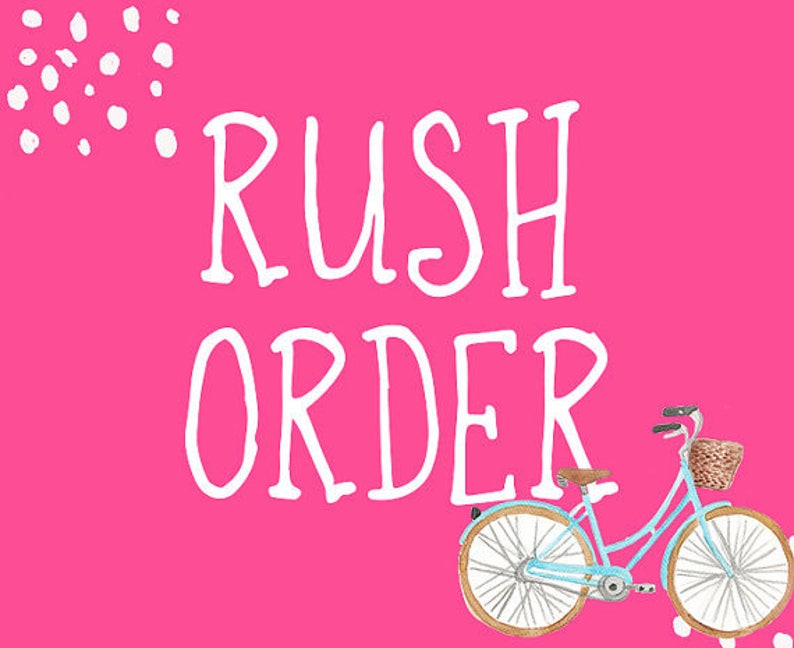 Rush Order Add on for Invitation, Printable Invitation, Wedding Invites ...