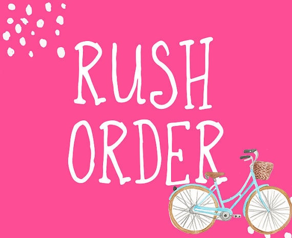 Rush Order Add on for Invitation, Printable Invitation, Wedding Invites ...