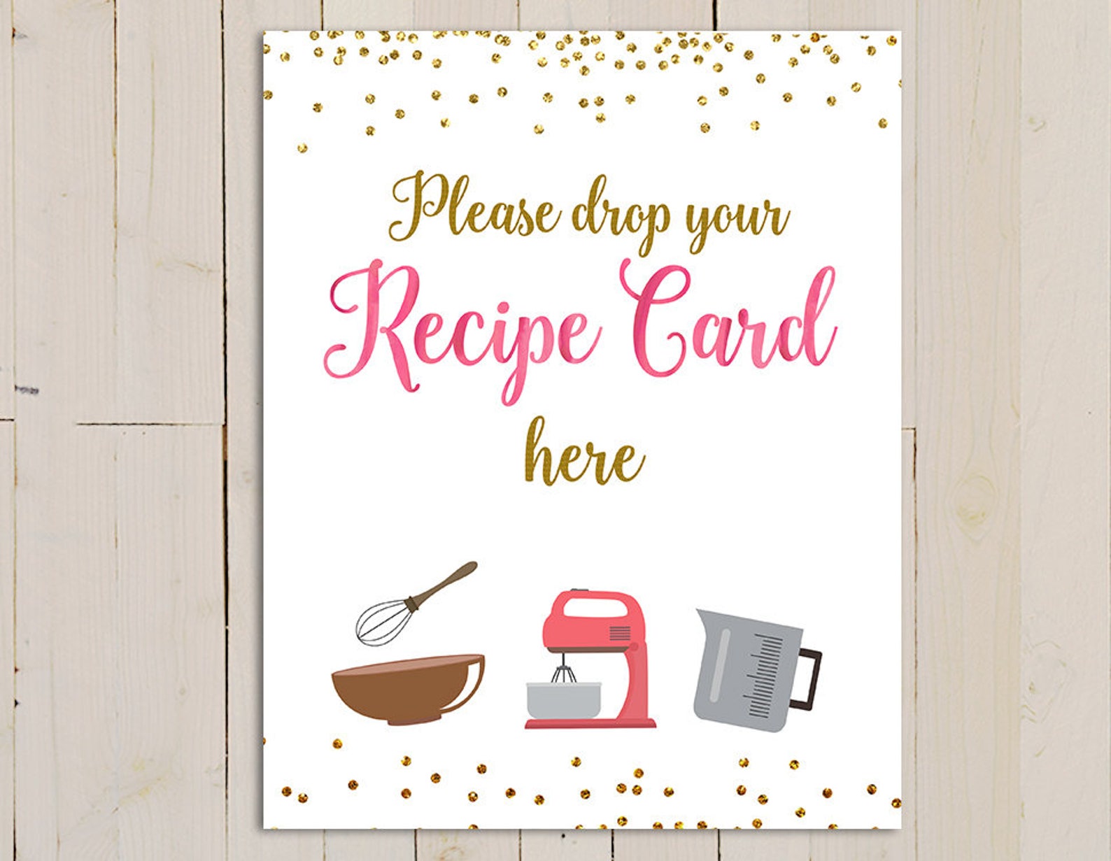Kitchen Bridal Shower Invitation Stock The Pantry Bridal Etsy