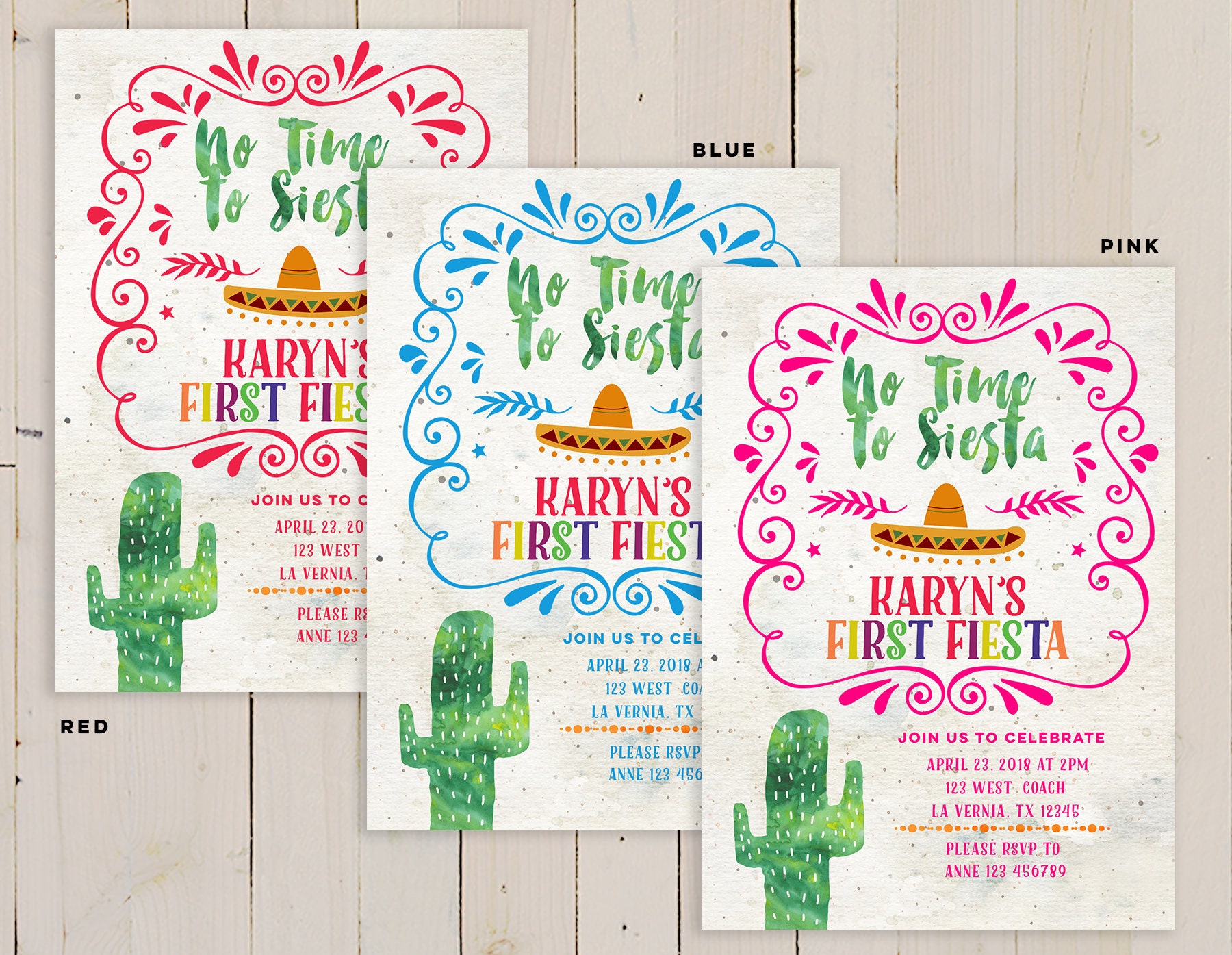 First Fiesta Birthday Invitation First Fiesta invitation | Etsy