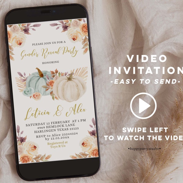 Fall Gender Reveal - Etsy