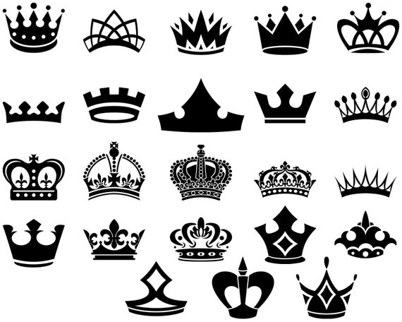 Art And Collectibles Drawing And Illustration Queen Crown Svg Png King