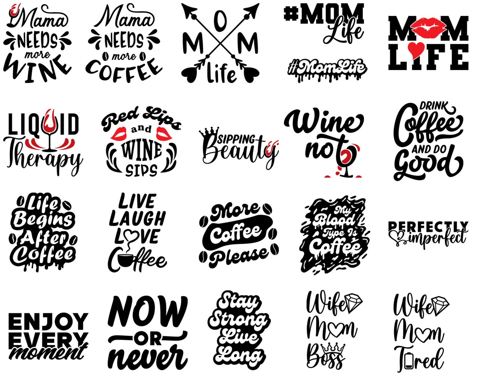 SVG Bundle for Cricut for Silhouette Cut Files SVG Design - Etsy