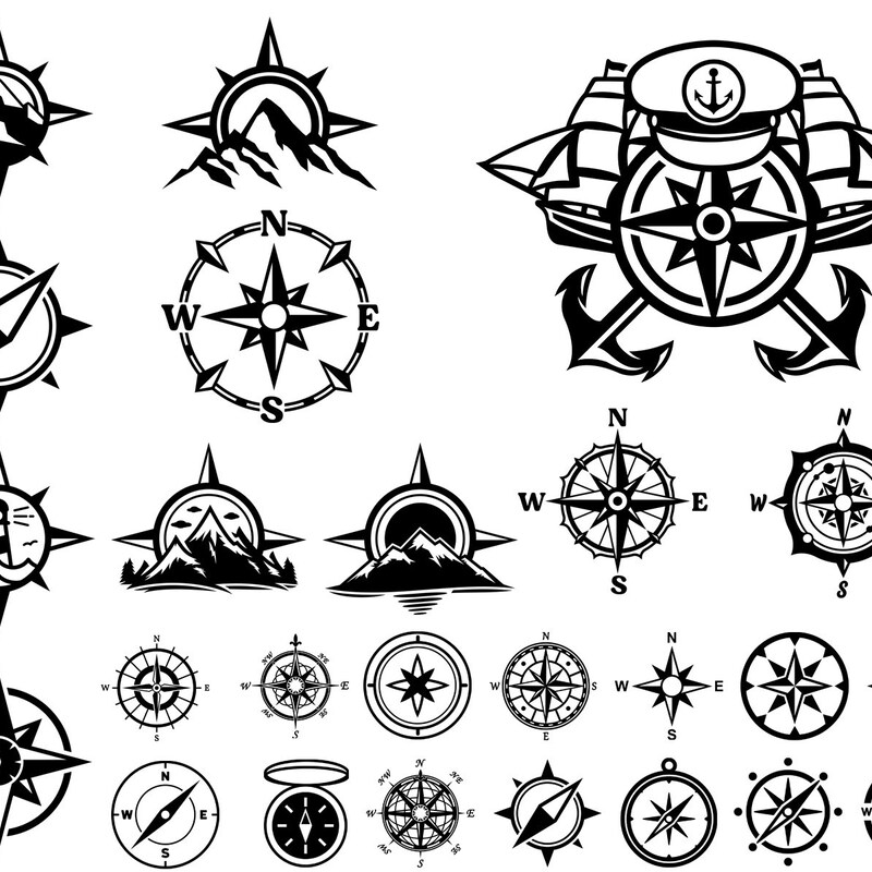 Compass Arrows - Etsy